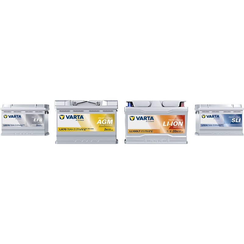 Batterie décharge lente Varta LFD140 12V 140Ah EFB Dual Purpose